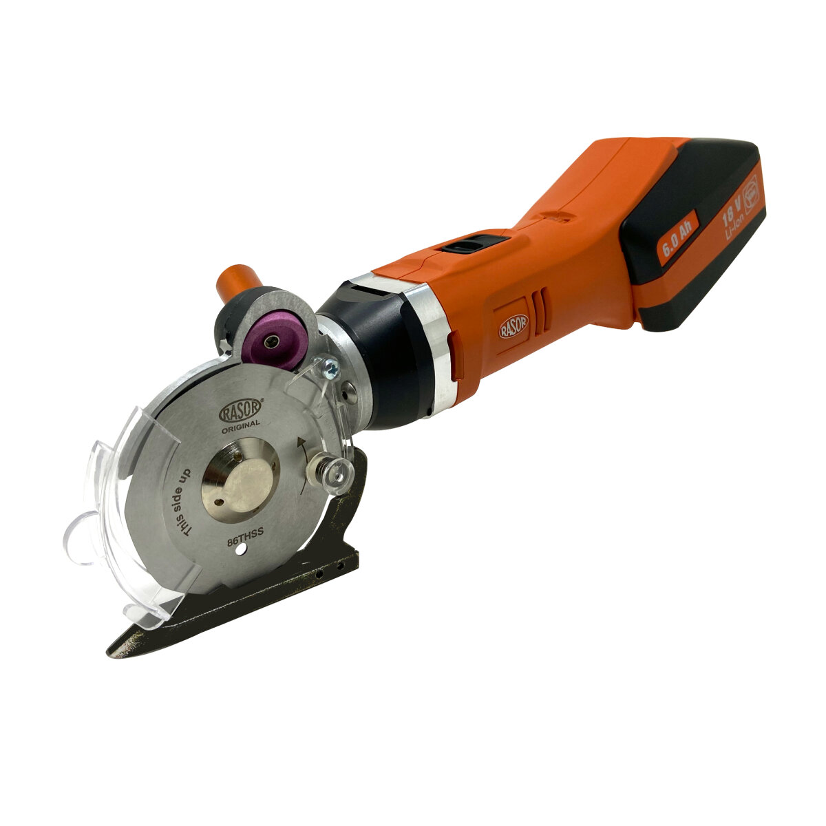 RASOR AKKU-Schere FORZA 2, für TECHTEX + Gummi, 1.295,00